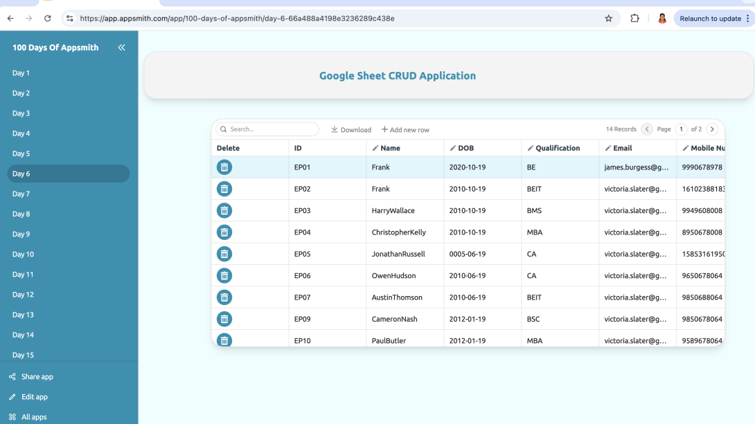 100 Days of Appsmith: A Journey of Learning and Building | Appsmith Community Portal